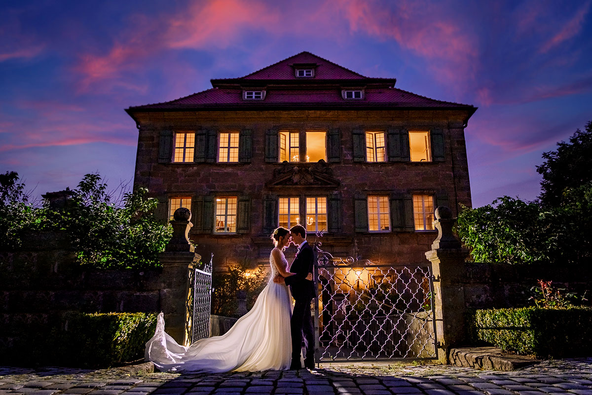 Hochzeit auf Schloss Atzelsberg - Hochzeitsfotograf Nürnberg